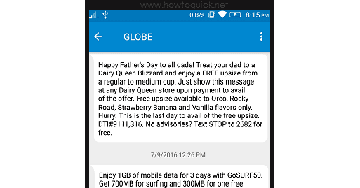 Globe GOSURF50 Promo Now with 1GB Data and Unli Text to All Networks