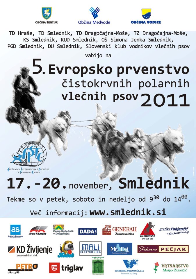 MEMO DOG BLOG: 5th European cart championship for Nordic Breds Smlednik ...