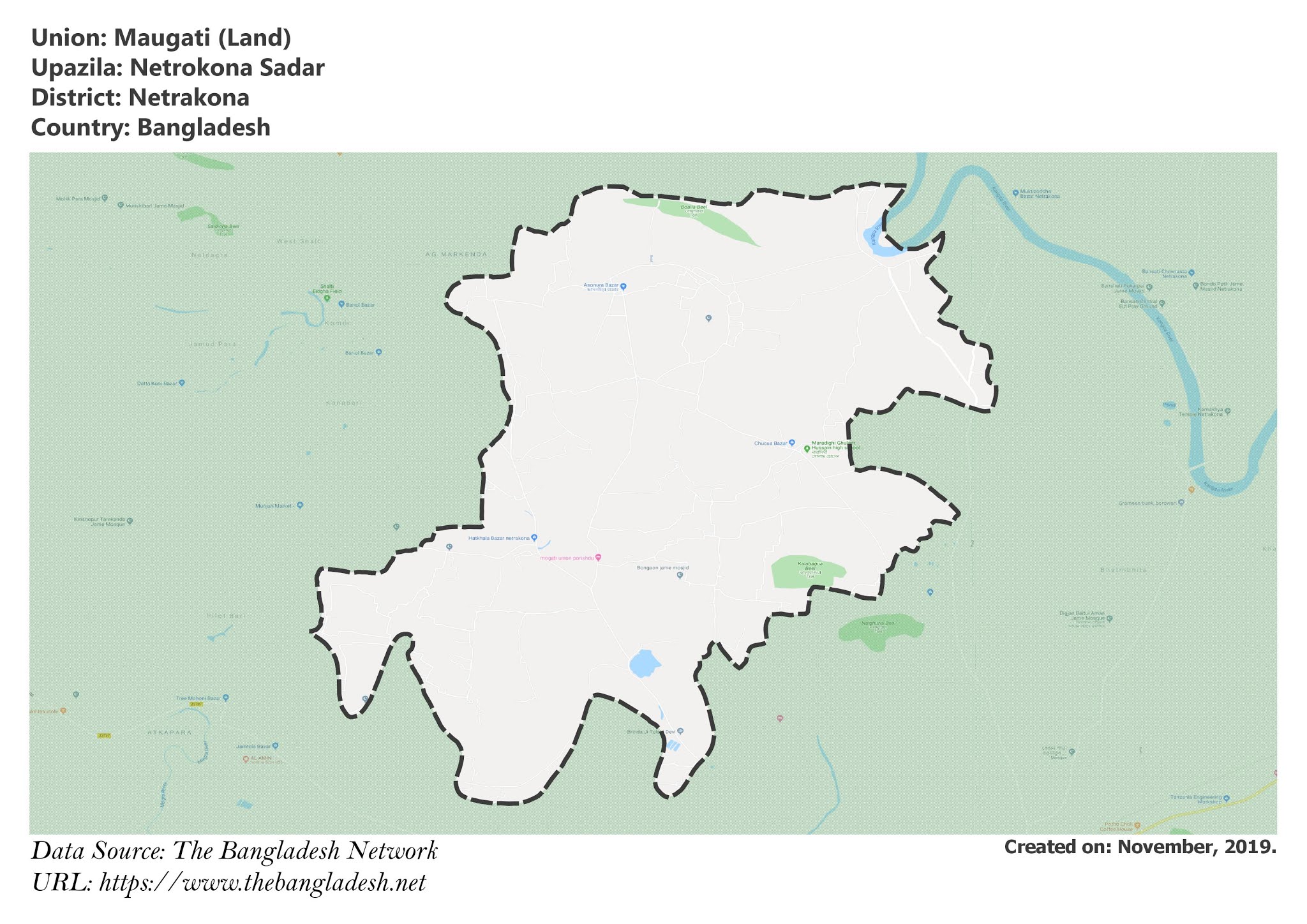 Maugati Union, Netrakona