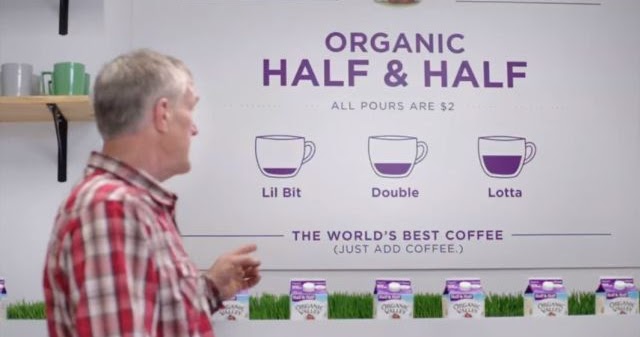 Organic Valley Coffee Shop Sells Half-and-Half with Free Coffee