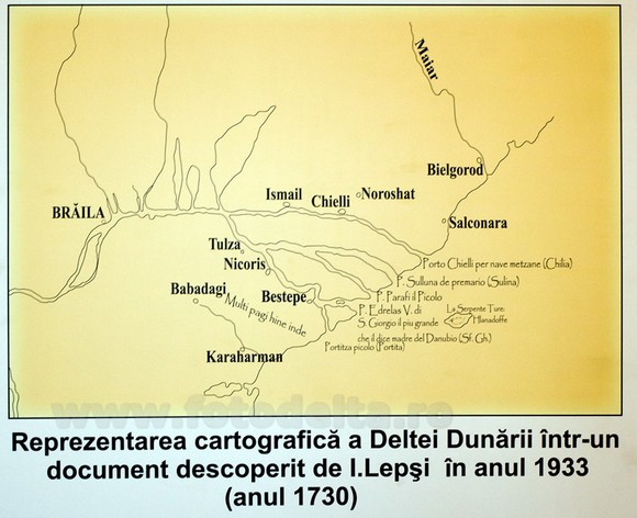 Dunavatu de Jos, vechi sat pescaresc din Delta Dunarii: Harti