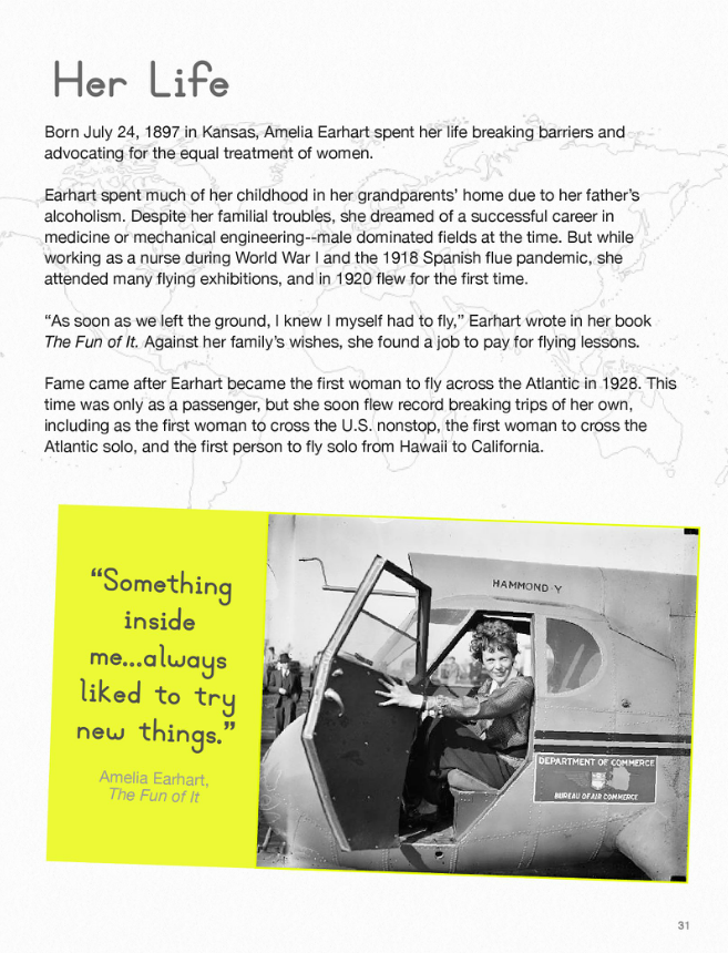 Stand & Shine Magazine: Women in History: Amelia Earhart