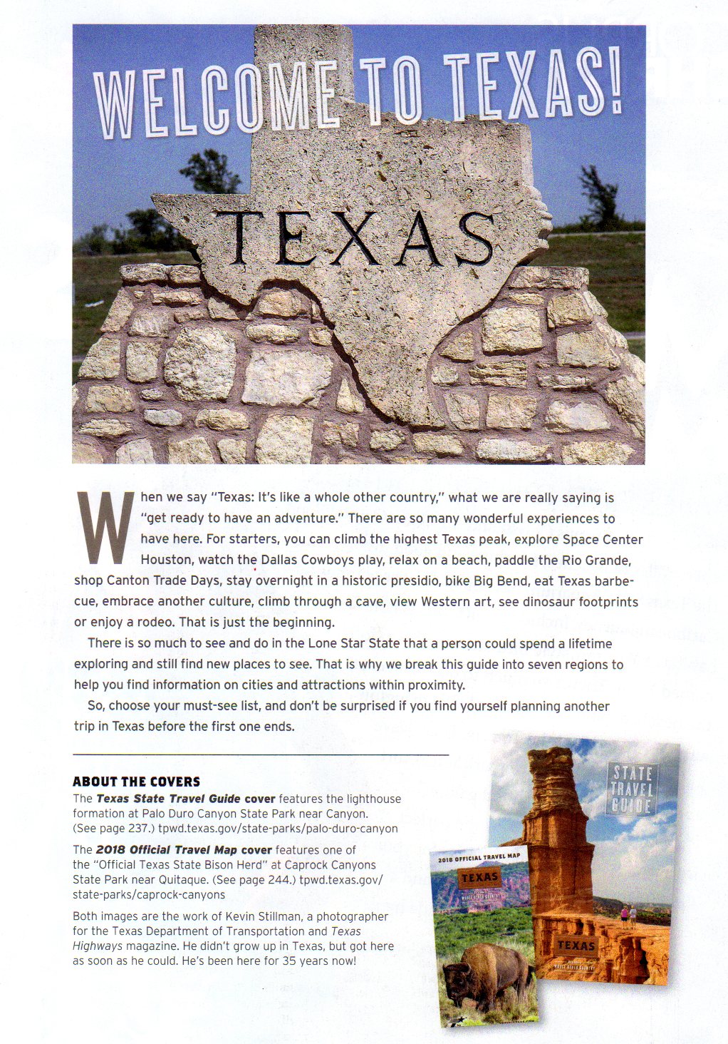 Geographically Yours Welcome: Texas