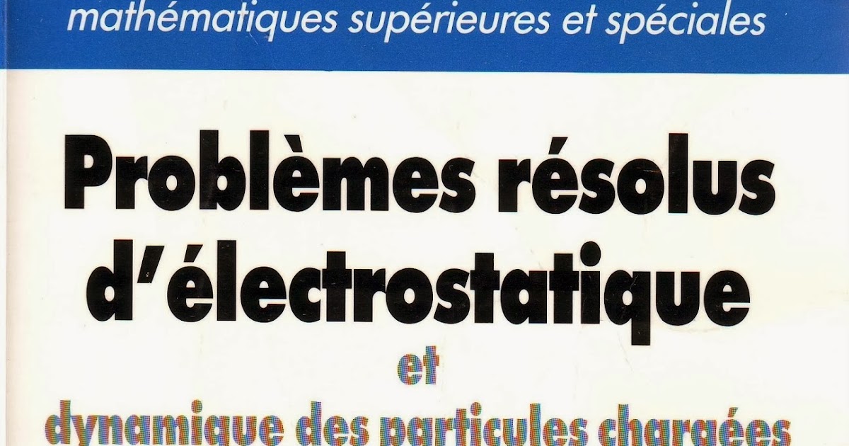 electrostatique pdf mpsi