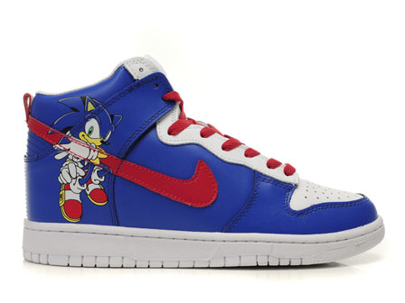 Sonic the Hedgehog Nike Dunks Custom Cartoon Shoes