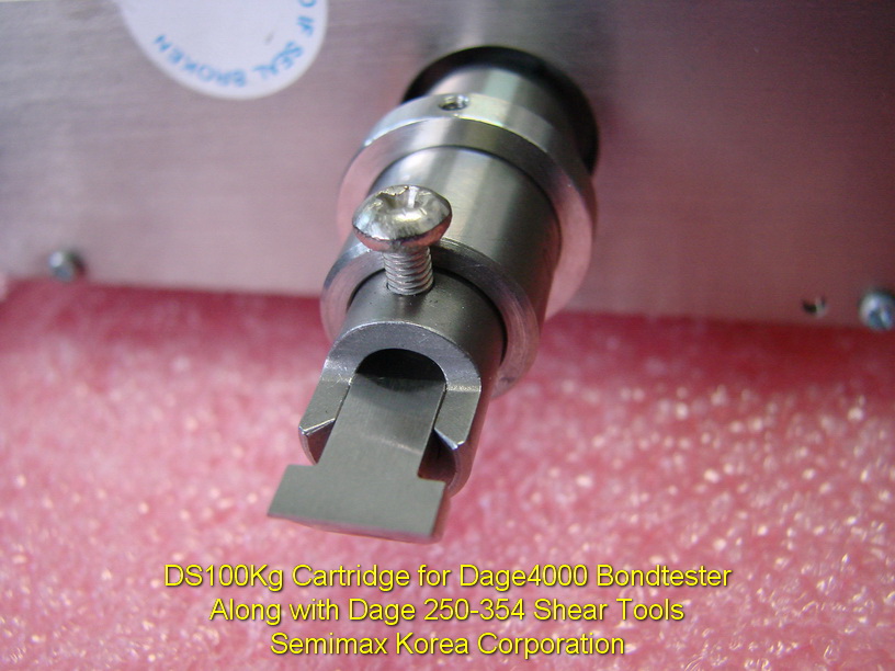 Semiconductor Equipment: DS100 DS 100Kg Die Shear Cartridge for Dage ...