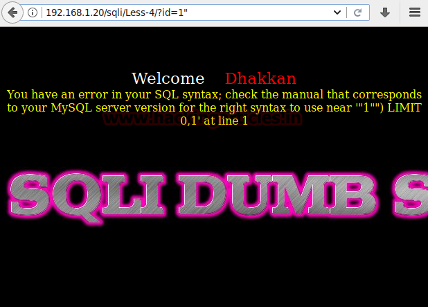 Detect Sql Injection Attack Using Snort Ids