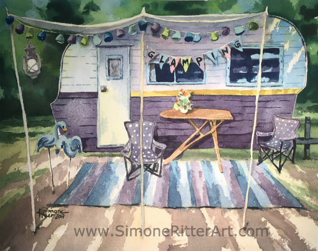 Simone Ritter Art: 1968 Forester 'Violet'