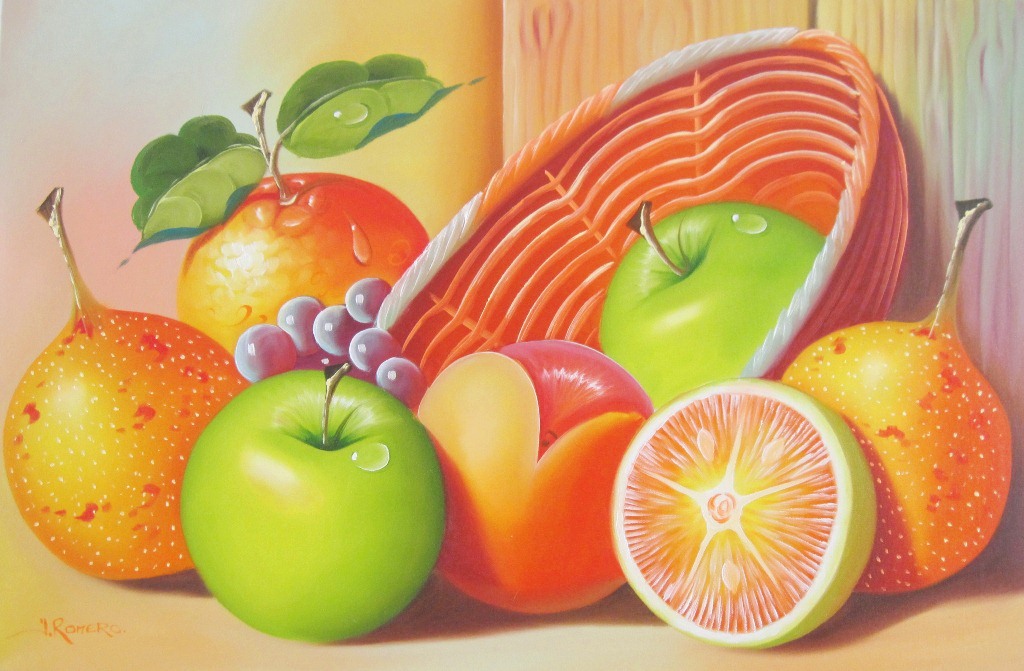 Historia y evolución de la pintura artística : Bodegón decorativo con ...