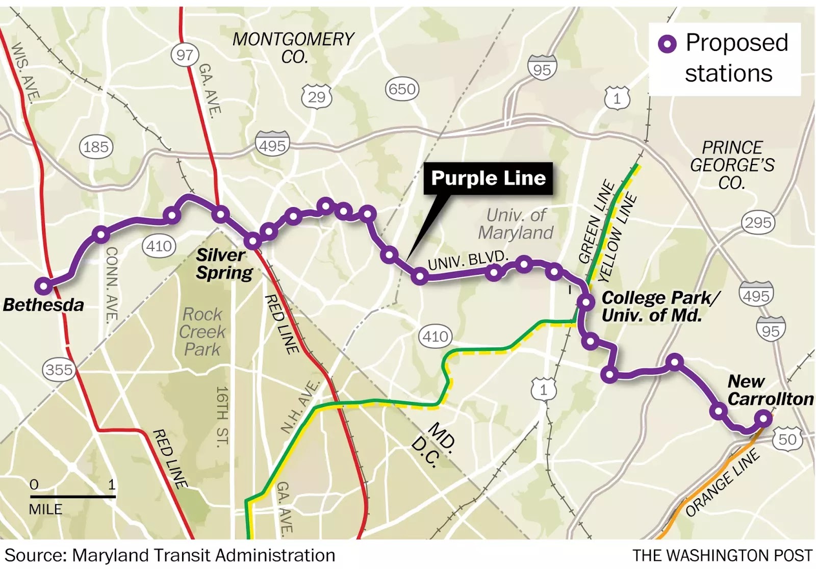 Go Montgomery: Maryland Board Approves $5.6-billion Purple Line ...
