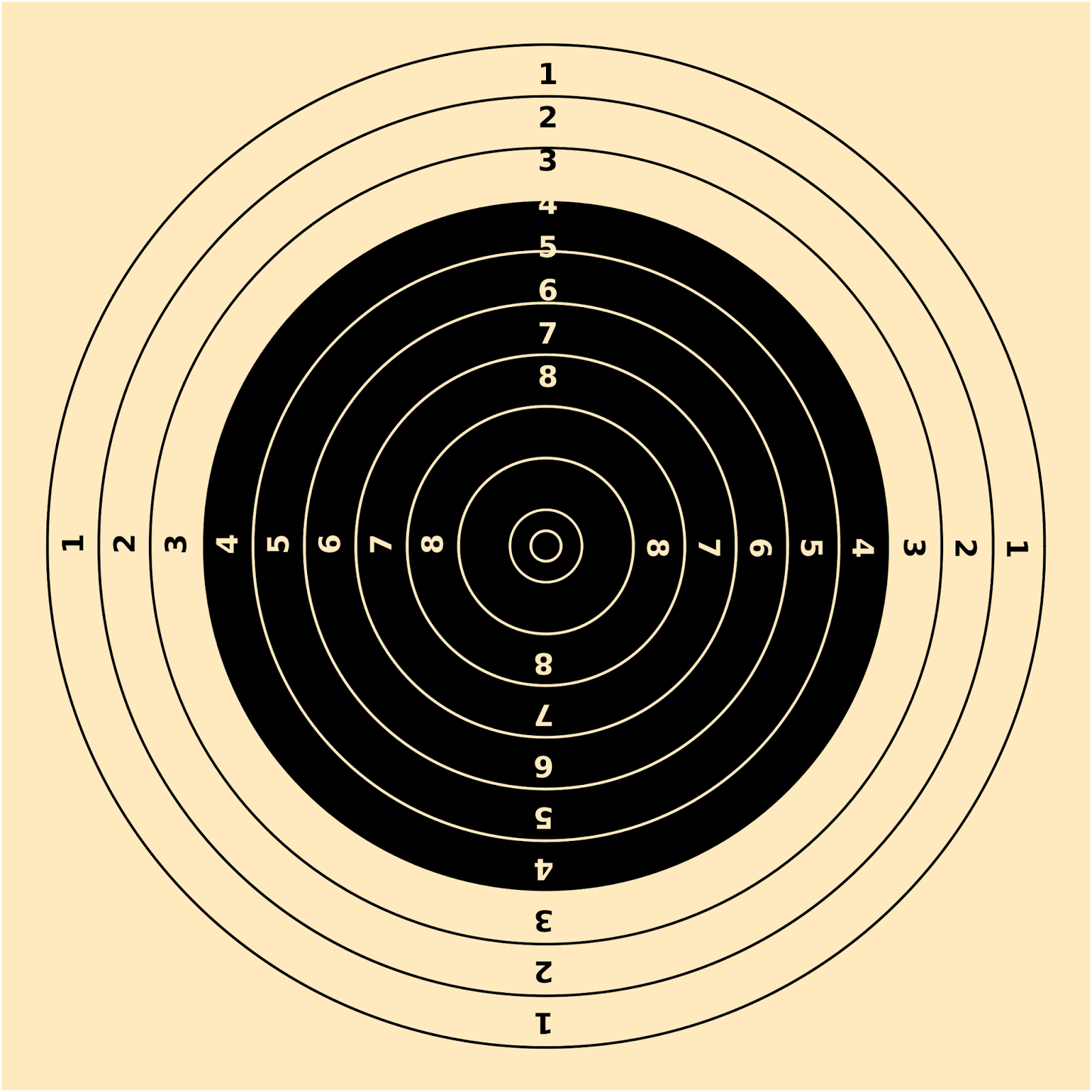 Shooting Targets: 10m 17x17 Target