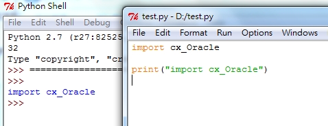 ERIC YANG'S NOTEPAD: Python - Using Python With Oracle Database 11g