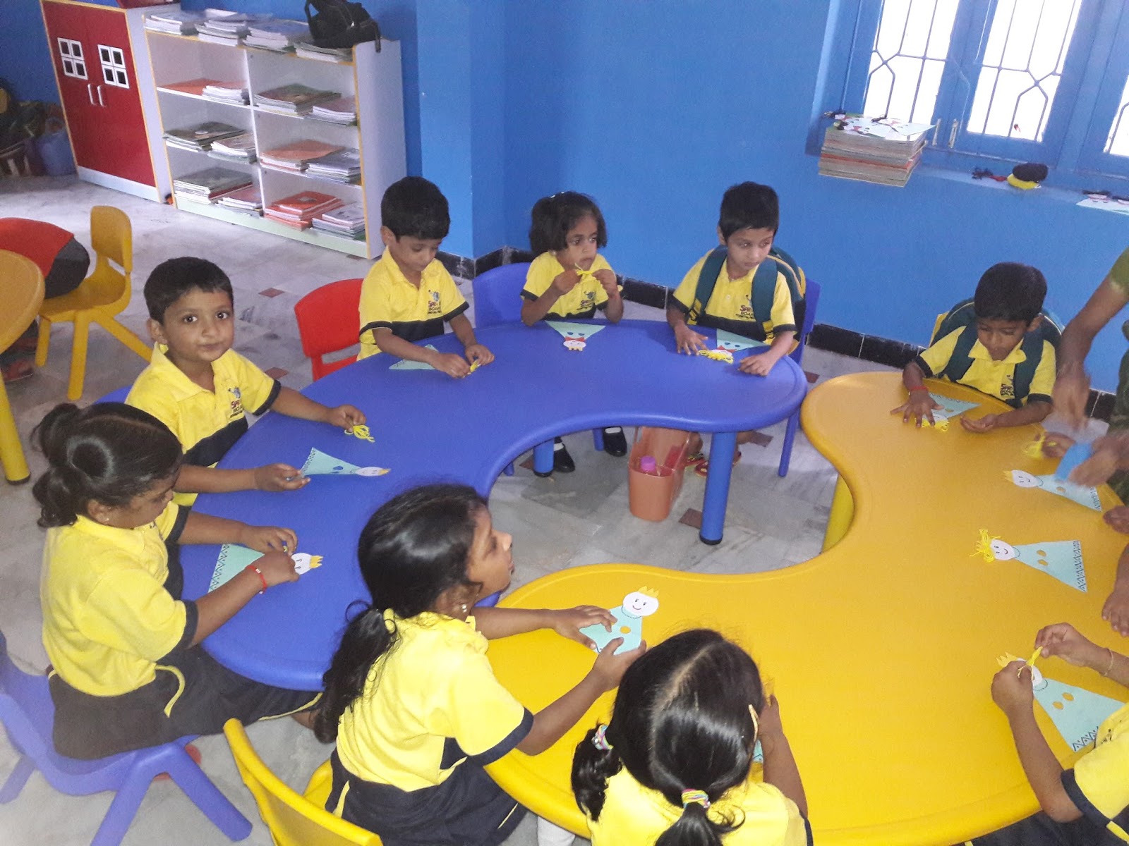 SpringBoard International PreSchool: Preparation of Finger Puppets by ...