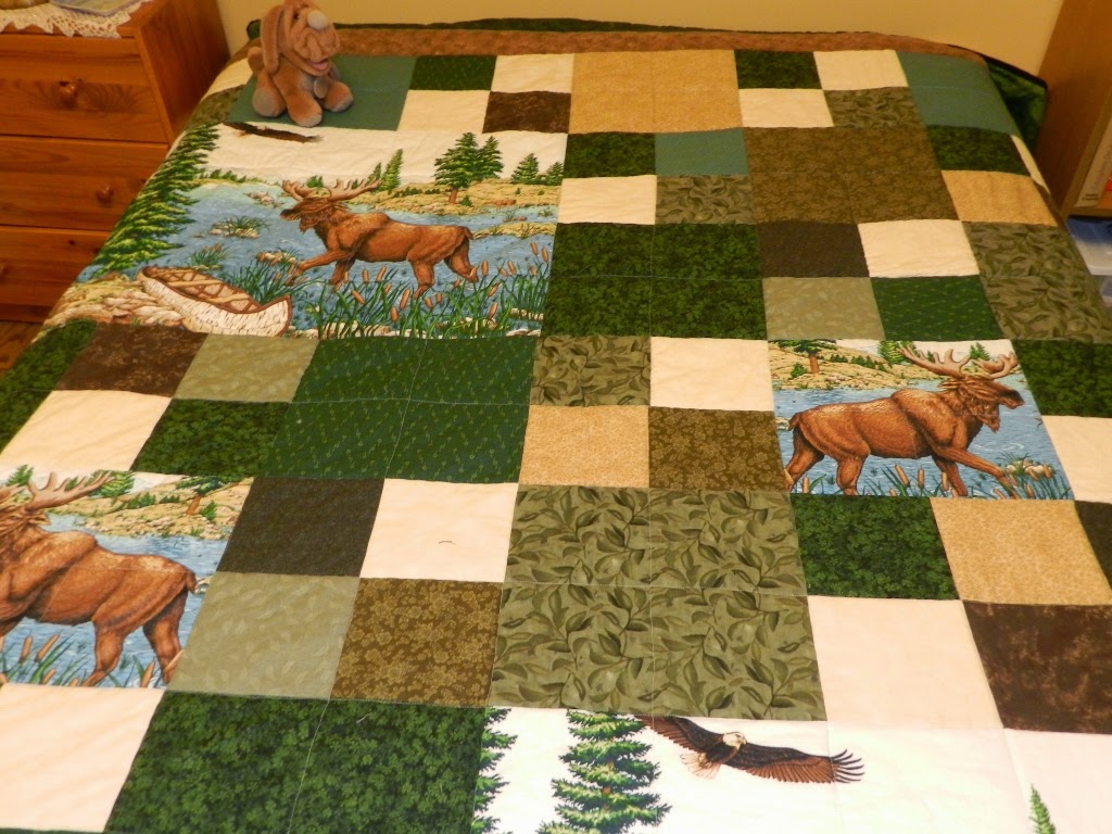 6 Northern Sisters: Moose quilt