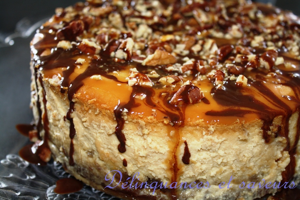 Délinquances et saveurs: Gâteau suprême au fromage et pacanes