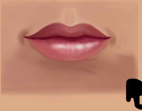 Digital Painting Lips Tutorial - Digital Painting Tutorials and Materials