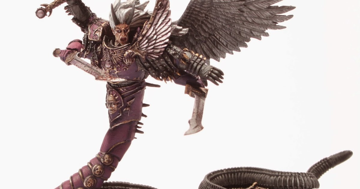 WilhelMiniatures: Fulgrim, Daemon Primarch of the Emperors Children