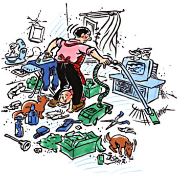 Paris, Ilya en Katherina: rommel in huis