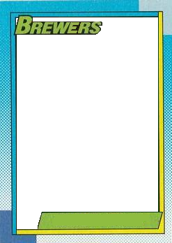 Topps Cards that Never Were: Templates 1989-2001