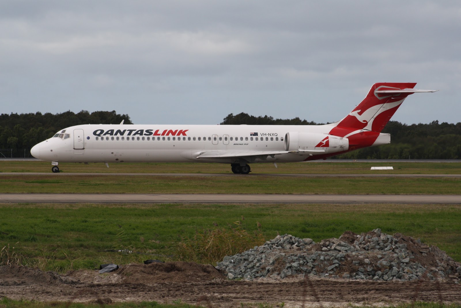 Queensland Plane Spotting: Qantaslink base a third Boeing 717 in Brisbane