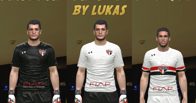 Kitset Uniforme São Paulo FC Under Armour 2016/2017 • PES 2016 ~ Kits ...