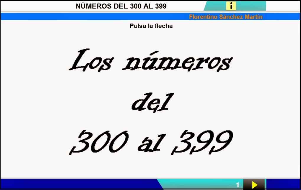 Números del 300 al 399 - CEIP José Calderón