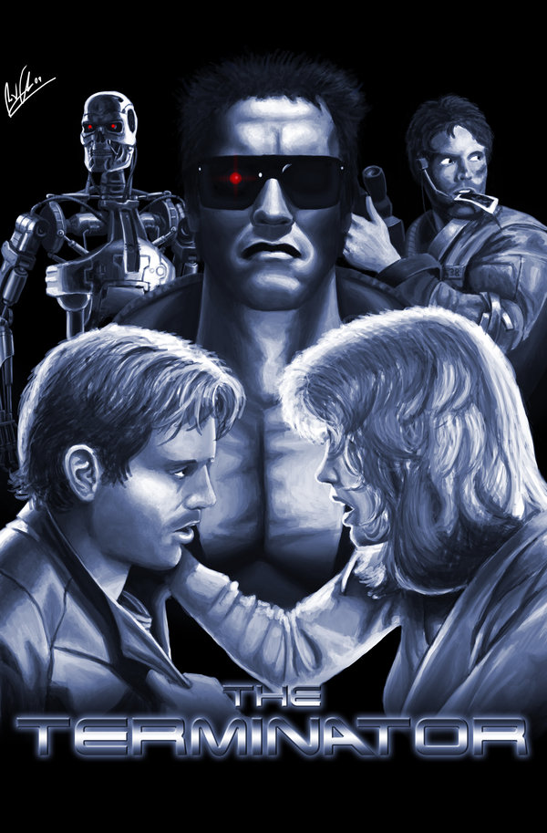 The Geeky Nerfherder: Movie Poster Art: The Terminator (1984)
