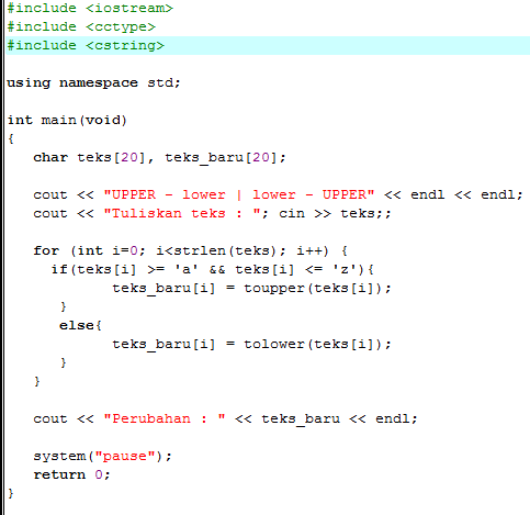 Die Santo Blog: Konversi Huruf Besar Menjadi Huruf Kecil dan Sebaliknya ...