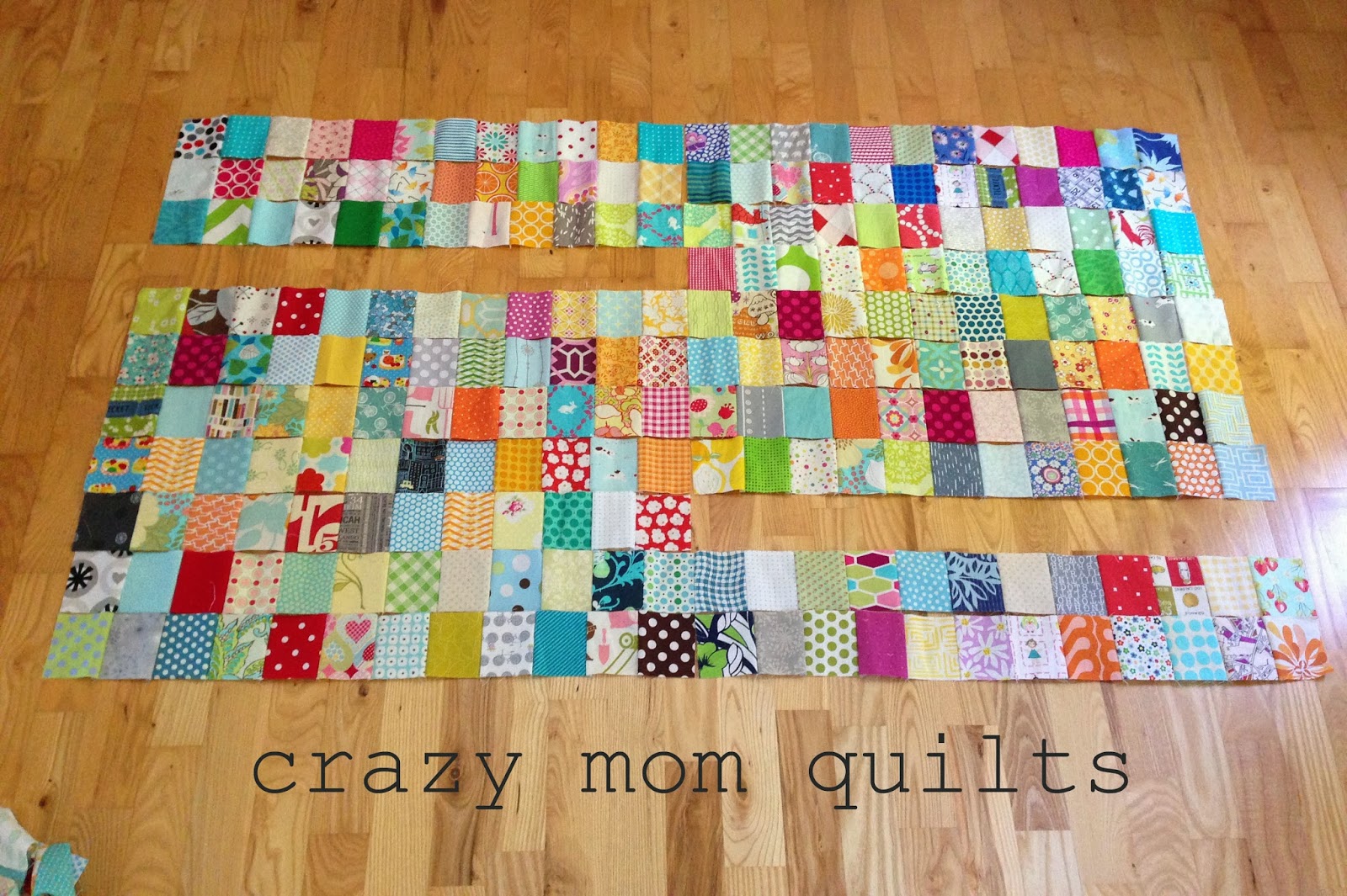 crazy mom quilts: one way to randomize patchwork