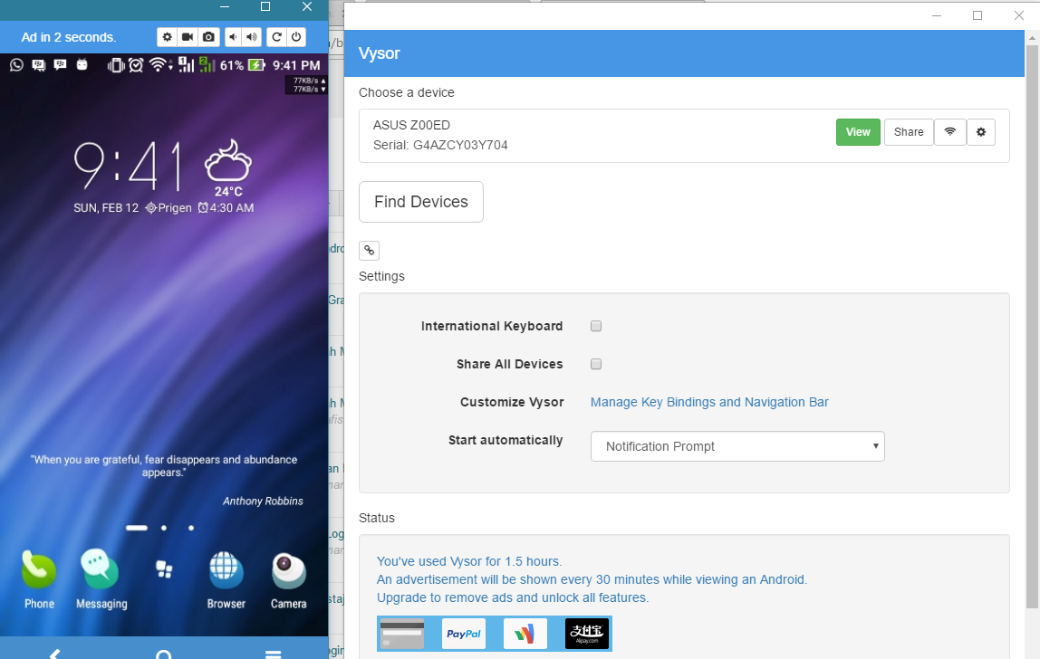 Remote Smartphone Android Menggunakan Komputer - History Tips Trik