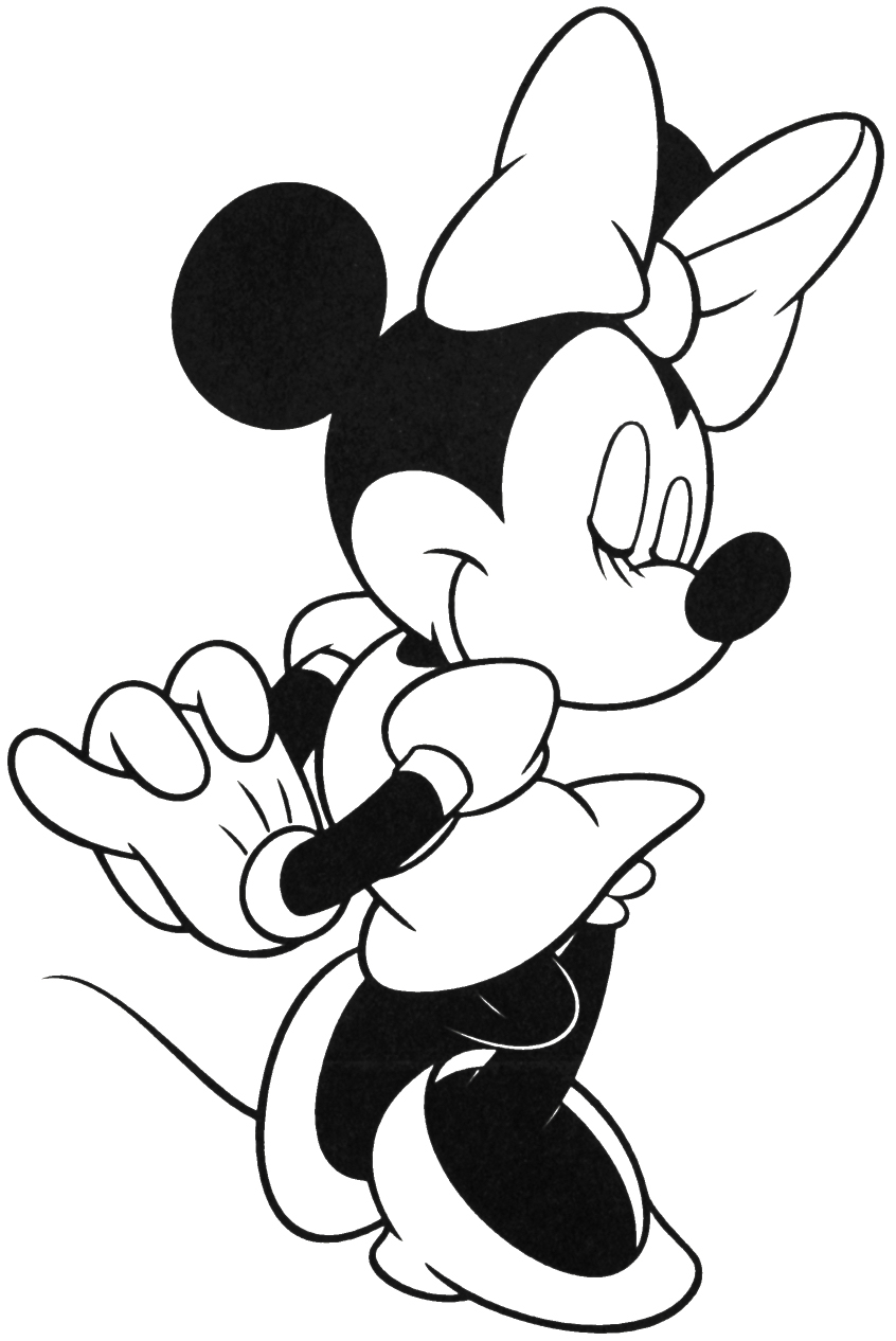 Desenhos para Colorir e Imprimir: Desenhos da Minnie para Colorir e ...