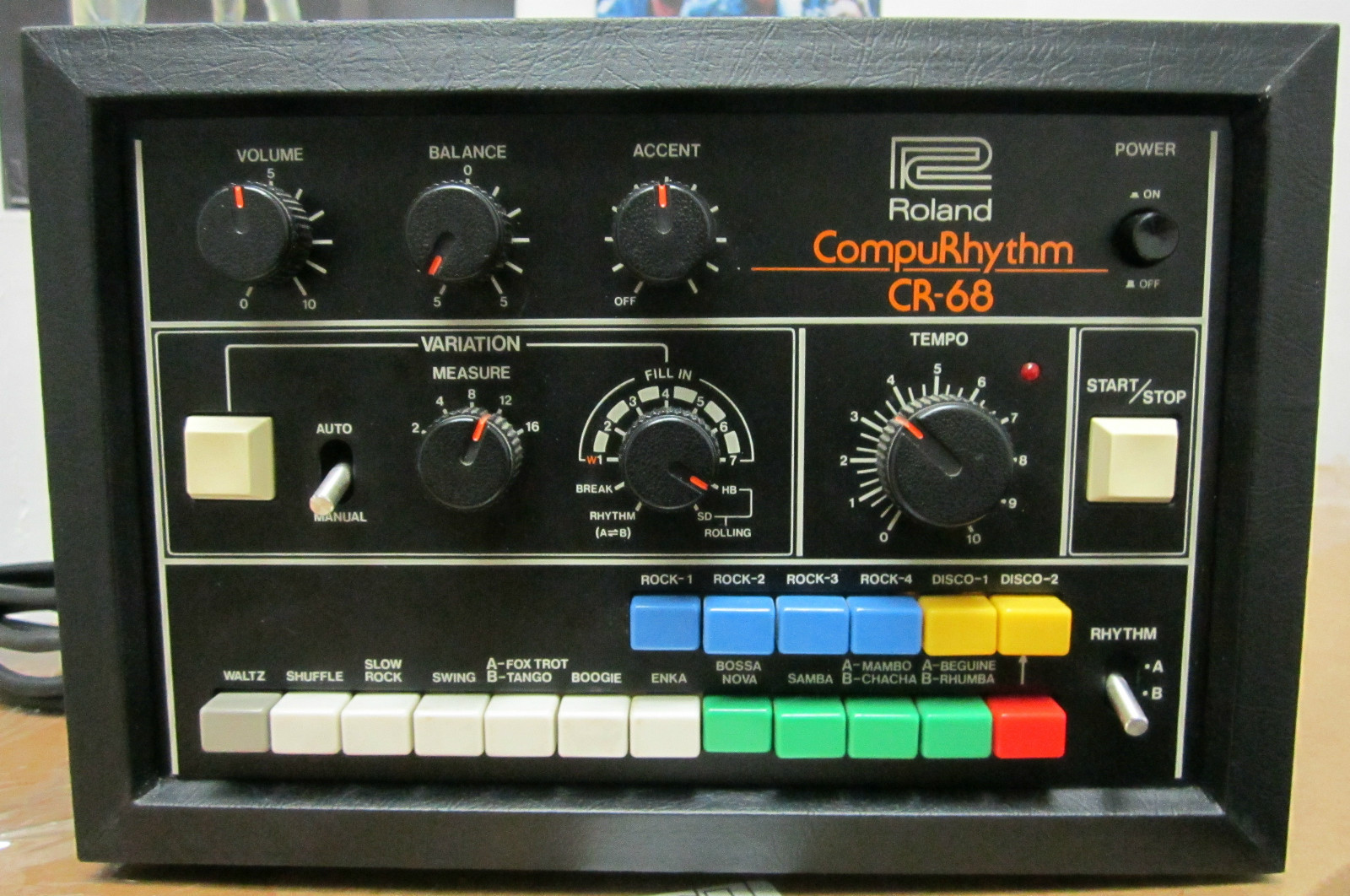 MATRIXSYNTH: Vintage Analog Roland CR-68 Drum Machine