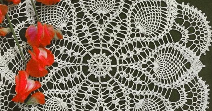 Pineapple Doily - Crochet Doily Pattern - Magic