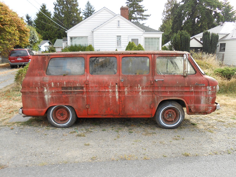 Seattle's Parked Cars: 1962 Chevrolet Greenbrier Van