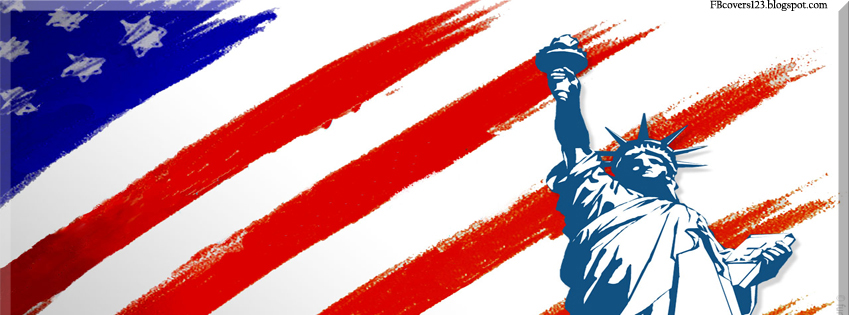 Facebook covers photos: Americans Flag Cover Photos