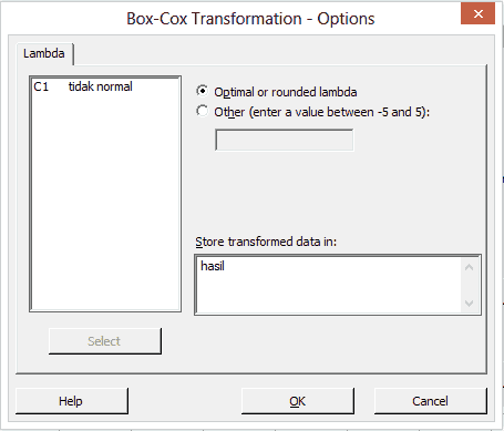 [Tutorial Minitab] Cara Mengatasi/Membuat Asumsi Data Normal dengan Box Cox Power Transformation