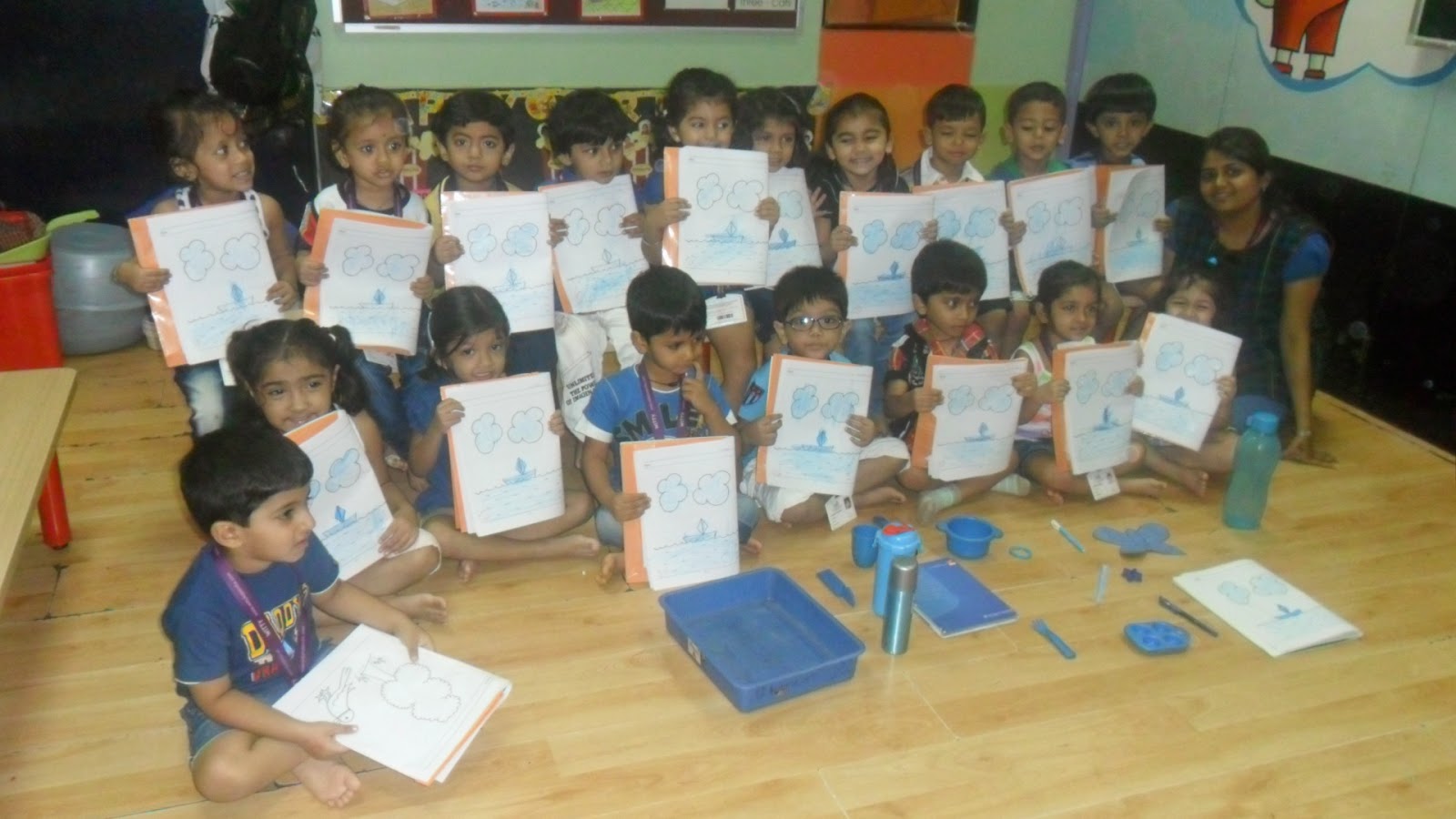 On the top of the World...: Blue Day Celebration Nursery (2014-15) WIS ...