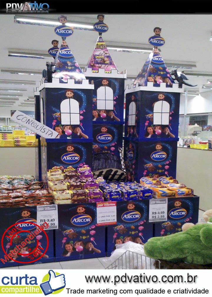 Ação de Merchandising Arcor ~ PDV Ativo