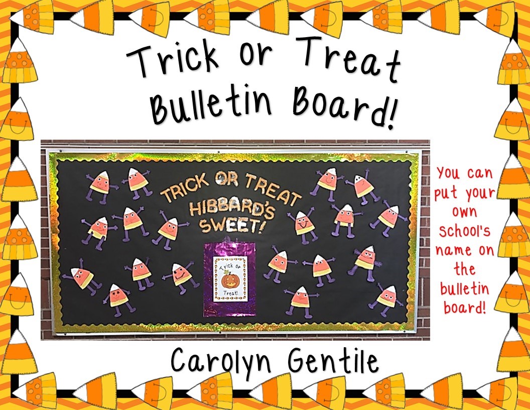 Carolyn's Classroom: Fun Bulletin Board for October - Candy Corn!