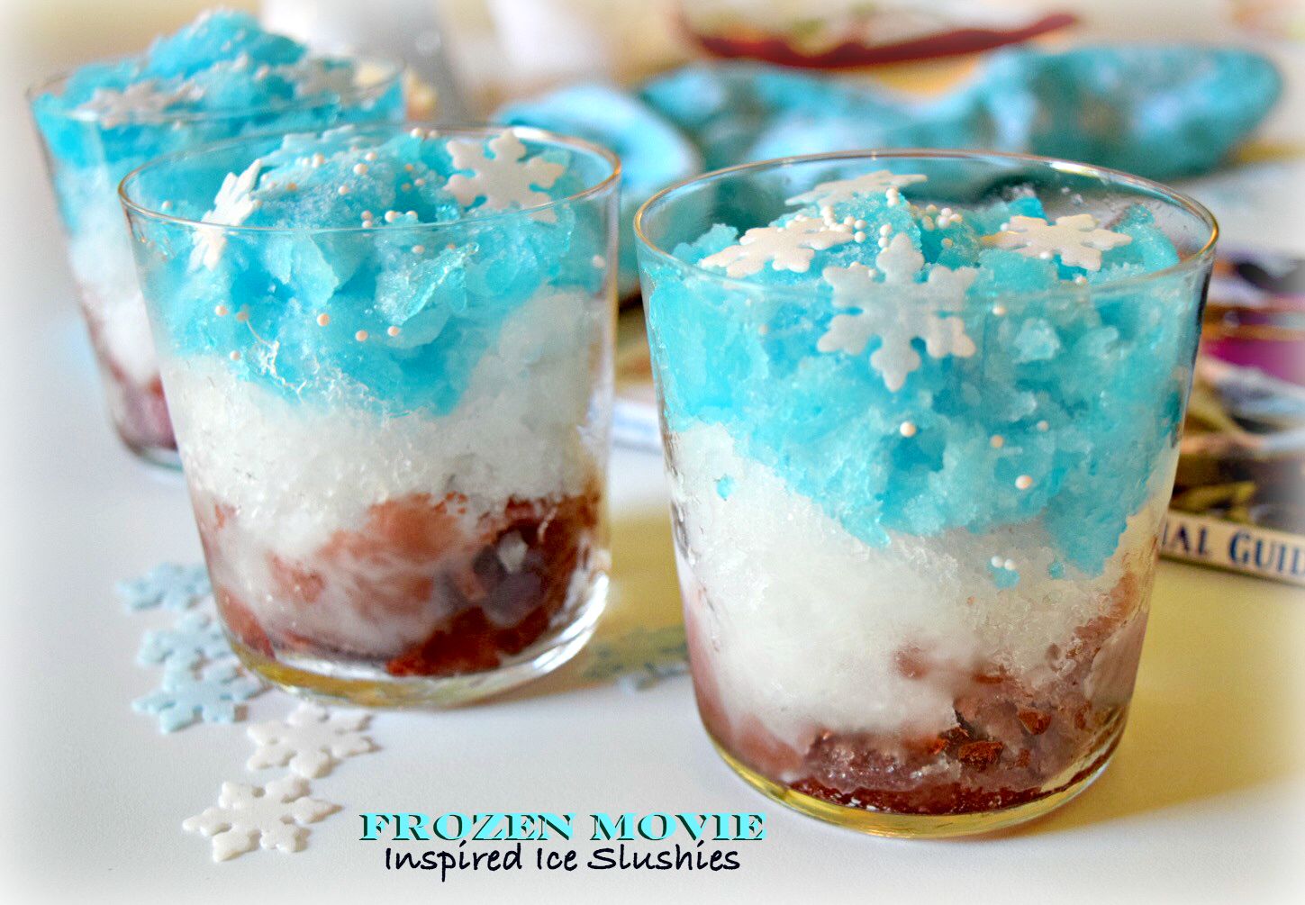 Sugar Swings! Serve Some: Disney's Frozen movie themed slushies