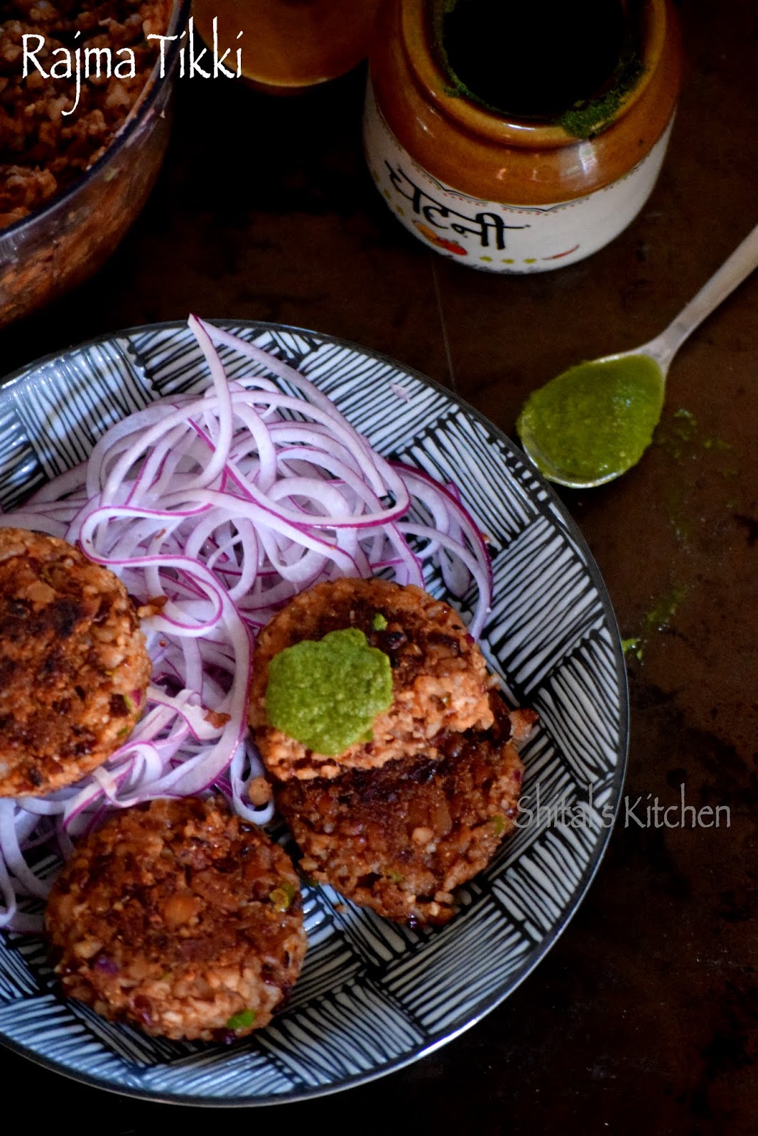 Shital's-Kitchen: Rajma Tikki