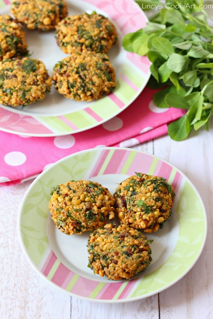 Methi Masala Vada ~ Lincy's Cook Art