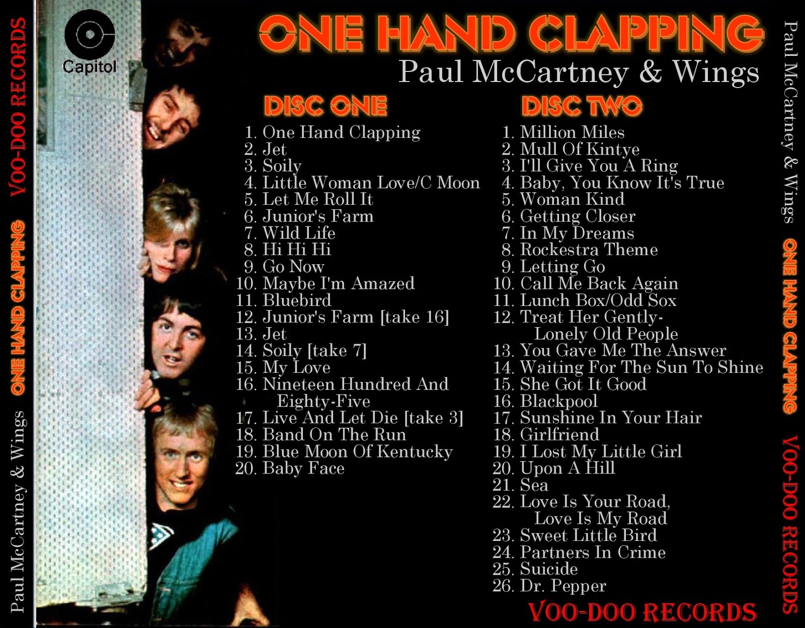 Rock Vault Audio: Paul McCartney - One Hand Clapping 3cd