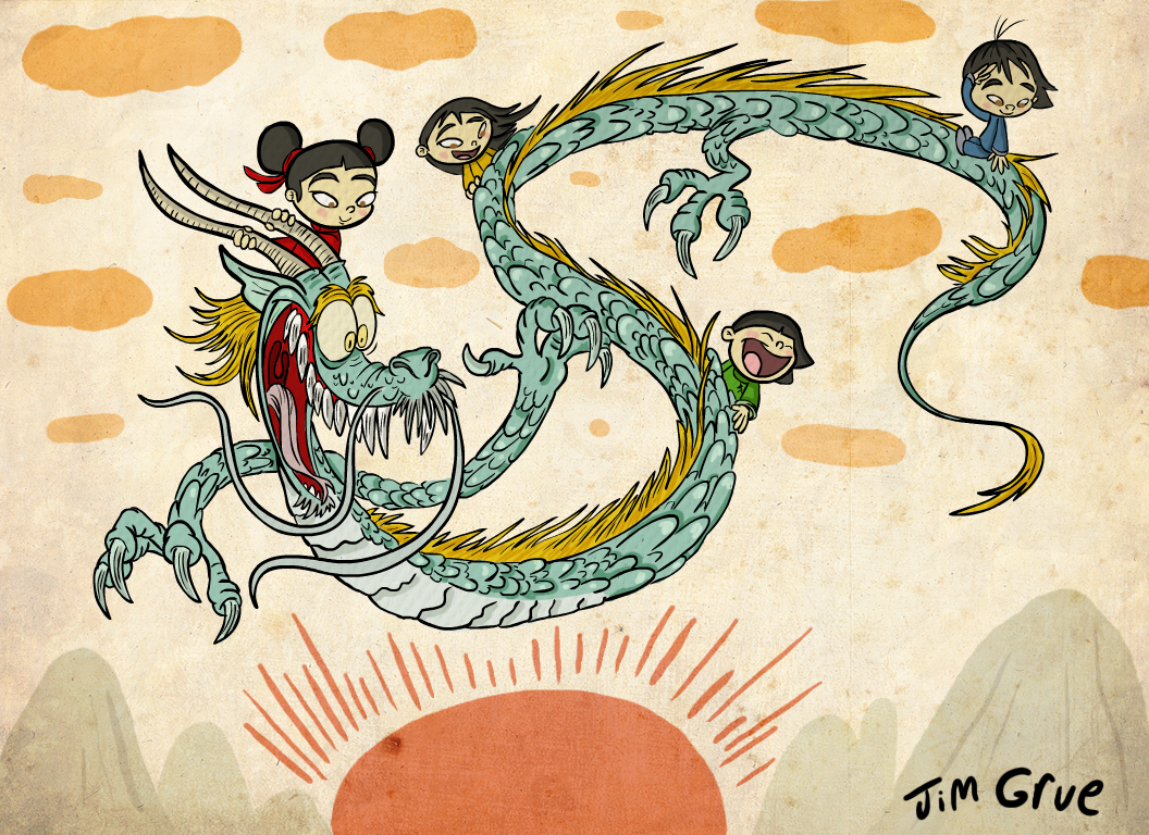 The Art Of Grue: Fuku Riu, The Good Luck Dragon