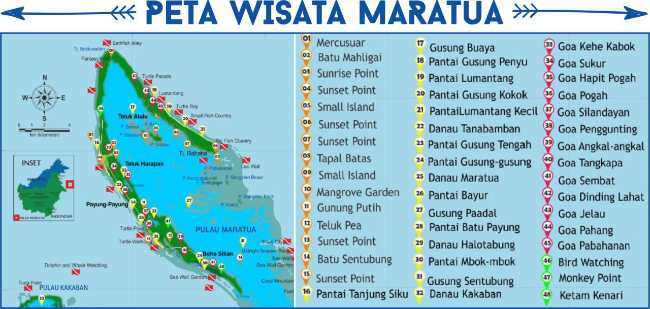 MALDIVES NYA INDONESIA CUMA ADA DI PULAU MARATUA