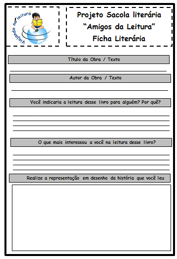 Paulo Alves: Modelos de Ficha Literária