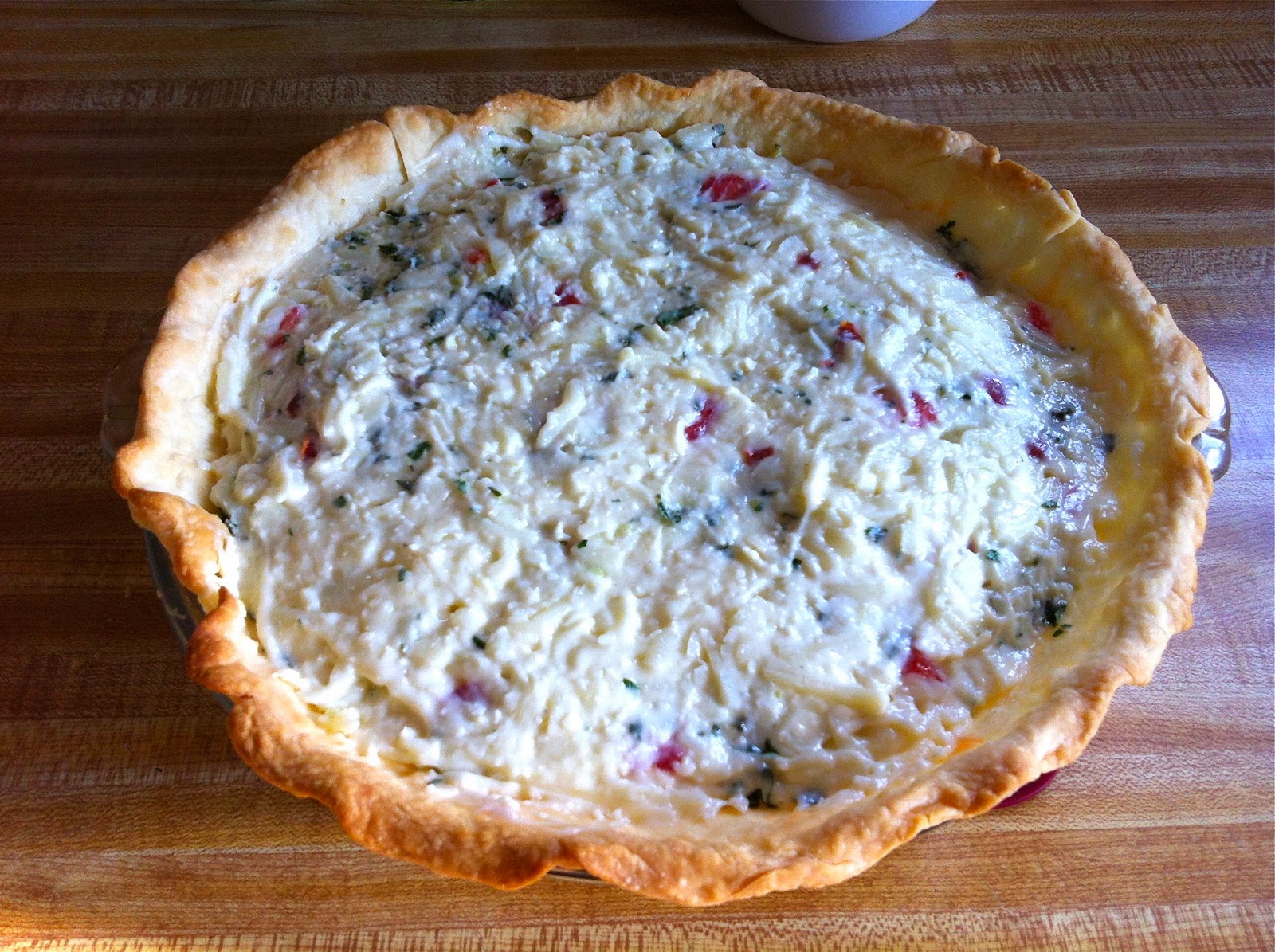 Honeycomb : Tomato ~ Basil Tart