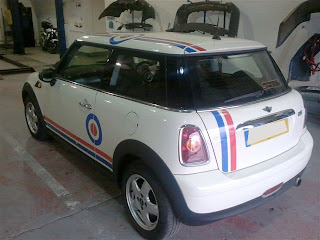 The Green I Signs Blog: RAF England target MOD Target BMW Mini Cooper ...