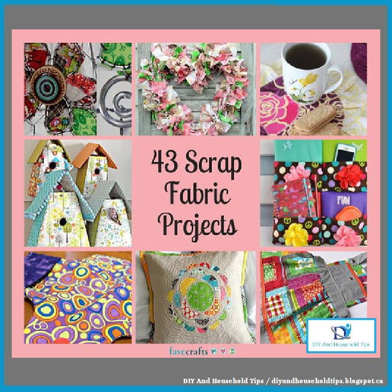 DIY And Household Tips: 43 Scrap Fabric Projects