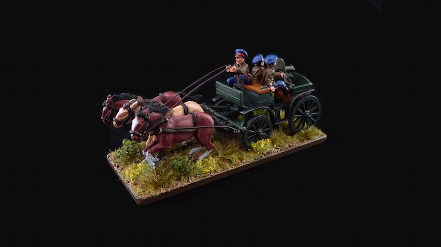 Analogue Hobbies: 28mm Russian Civil War 'Tachanka' Machine-gun Wagon